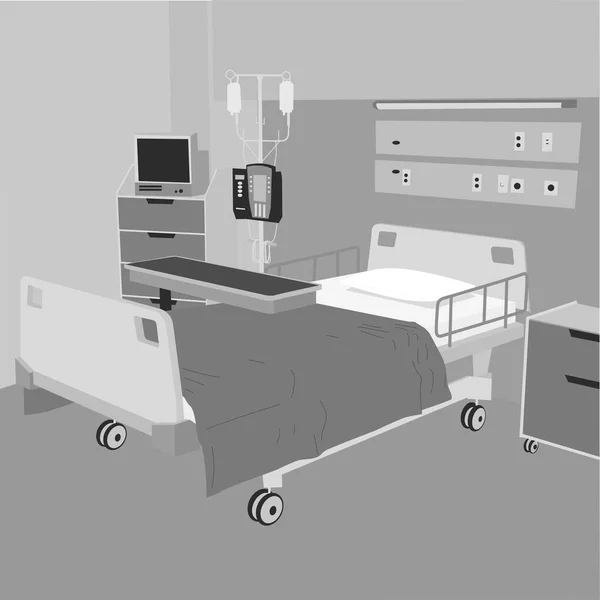Hospital Bed Side View