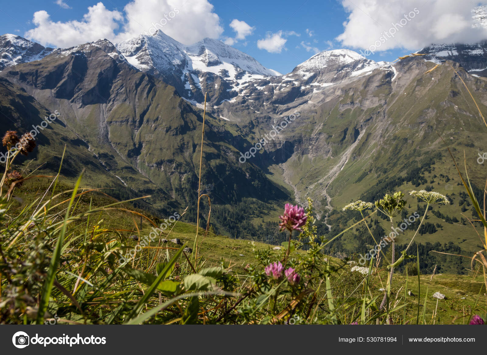 Grossglockner Mountain Scenic Road Austria Alps — Stock Photo ...