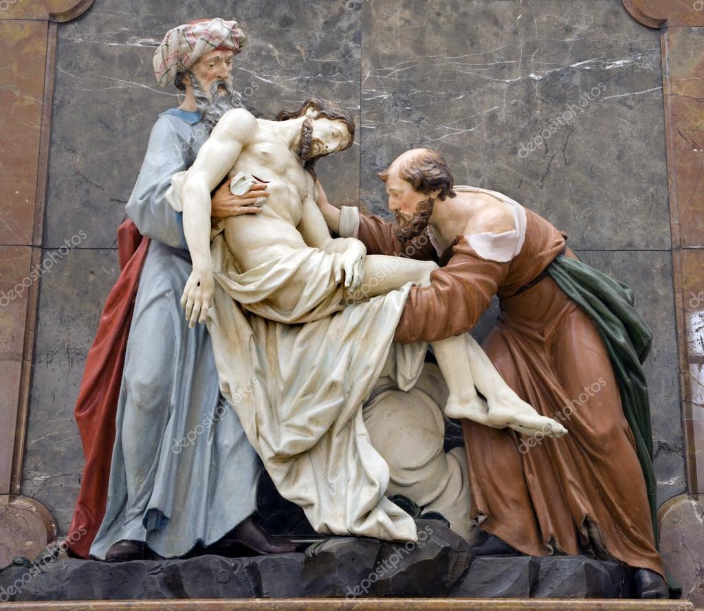 Deposición de la cruz de la iglesia de Viena Nicodemo y José de ...