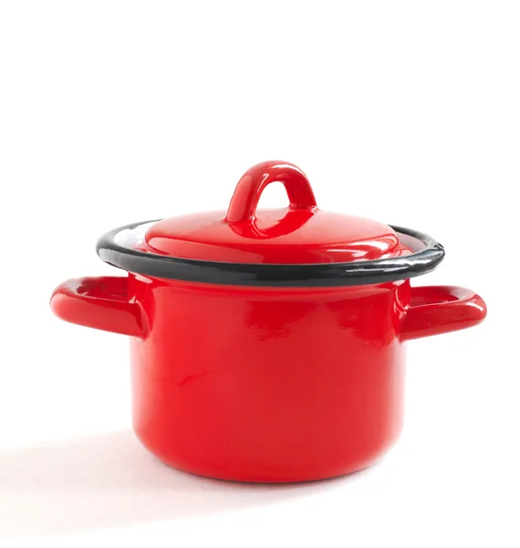 Red cooking pot wit glass lid Stock Photo by ©kmiragaya 15260149
