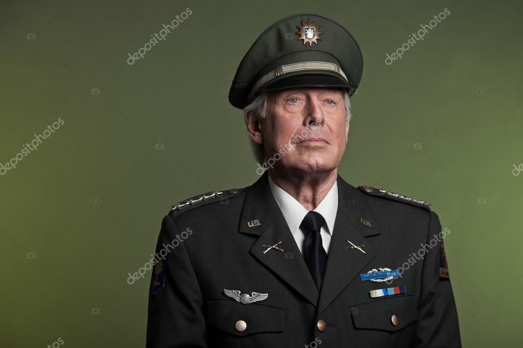 Military general in uniform. Studio portrait. Stock Photo by ©ysbrand ...