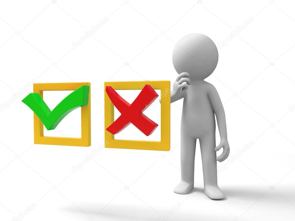 Verdadeiro ou falso — Fotografias de Stock © bluecups #13414156