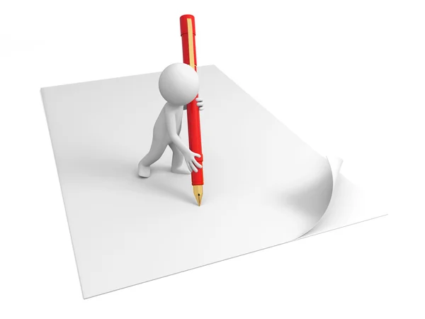 Write on paper ⬇ Stock Photo, Image by © bluecups #13496461