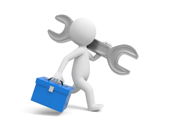 3d man work Stock Photos, Royalty Free 3d man work Images | Depositphotos