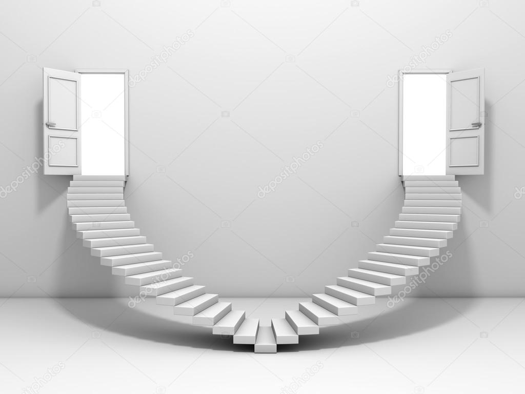 Steps and door Stock Photo by ©bluecups 36059069