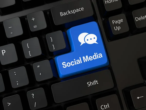 Social media keyboard Stock Photos, Royalty Free Social media keyboard ...