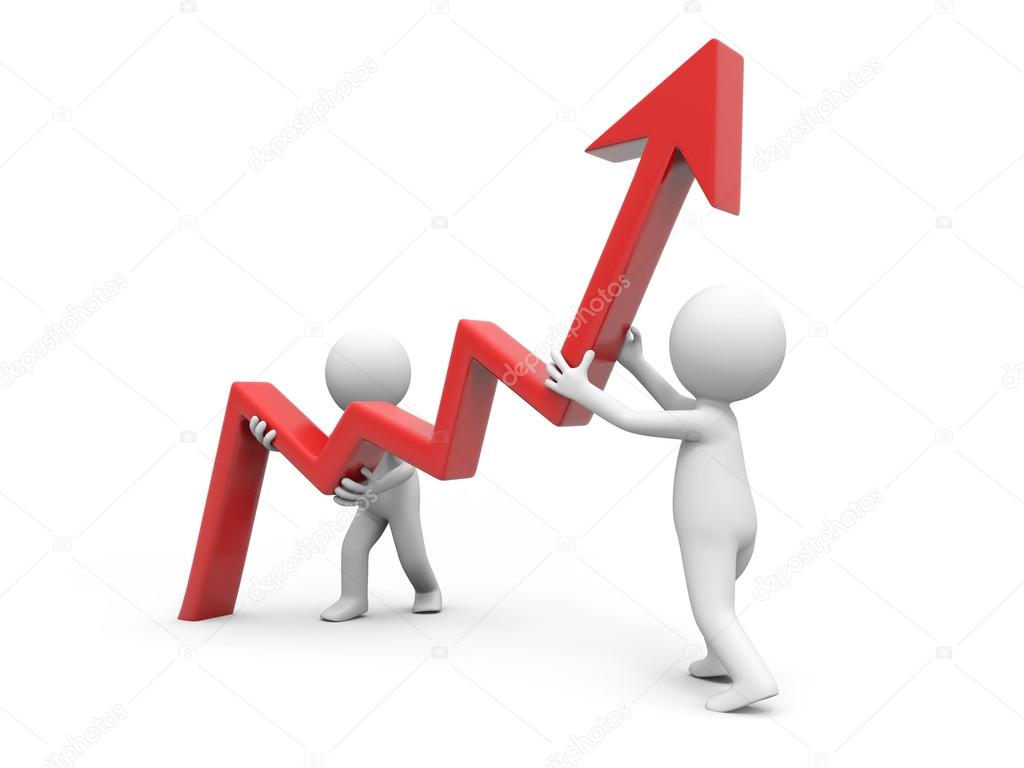 Rising graph Stock Photo by ©bluecups 39408765
