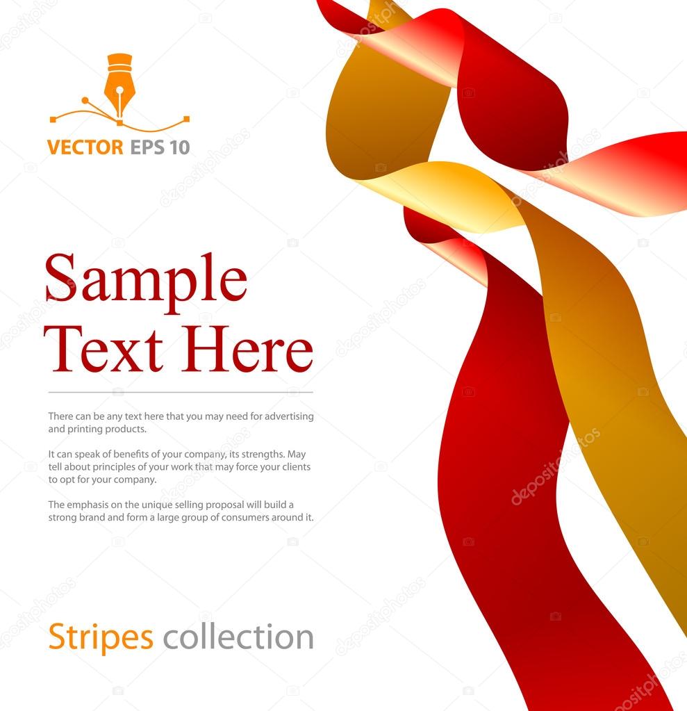 Ribbon background Stock Vector Image by ©Kenterville #41210703
