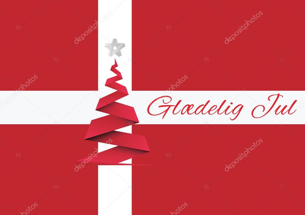Merry Christmas background,vector,Glaedeling Jul,Denmark Stock Vector ...