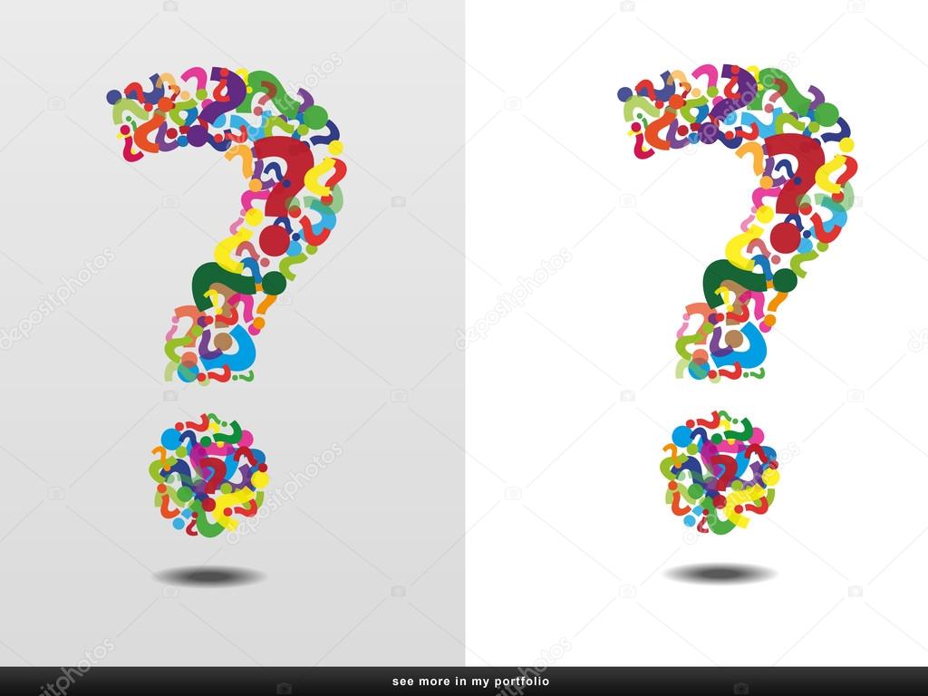 Question Mark - Color Stock Vector Image by ©gudo #24143875