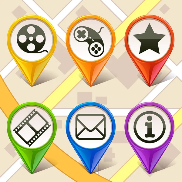 Colorful map markers-set Stock Vector Image by ©Kolopach #18565447 Colorful map markers-set Stock Vector Image by ©Kolopach #18565447