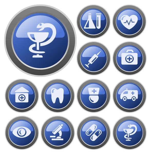Medical buttons Stock Vector Image by ©olegbabich #14325047