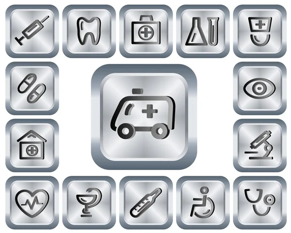 Medical buttons Vector Art Stock Images | Depositphotos
