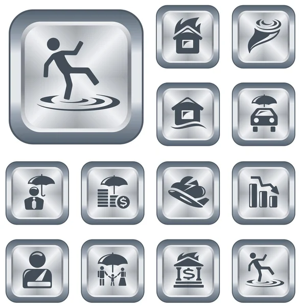 Insurance buttons Stock Vector Image by ©olegbabich #28612107