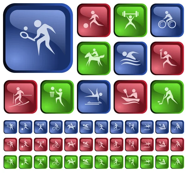 Athletics icons Stock Vector Image by ©nebojsa78 #2014698