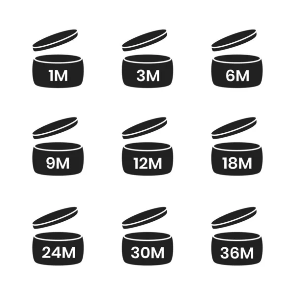 6m period after open pao icon sign flat style design vector ...