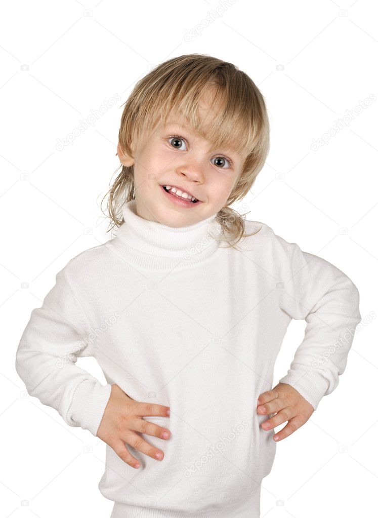 Boy in white Stock Photo by ©seenaad 46946991
