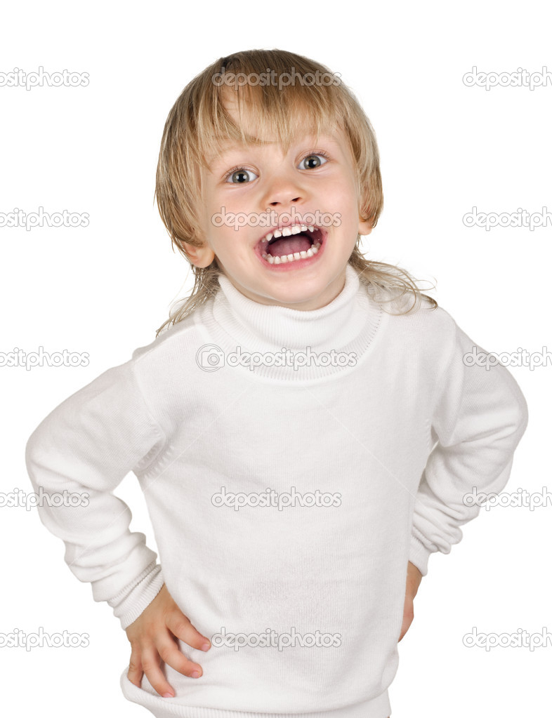 Boy in white Stock Photo by ©seenaad 48221057