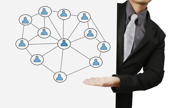 Social network structure Stock Photo by ©violetkaipa 13566821