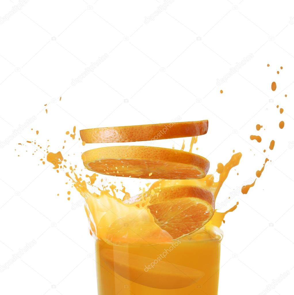 Orange juice splashing Stock Photo by ©violetkaipa 40878893