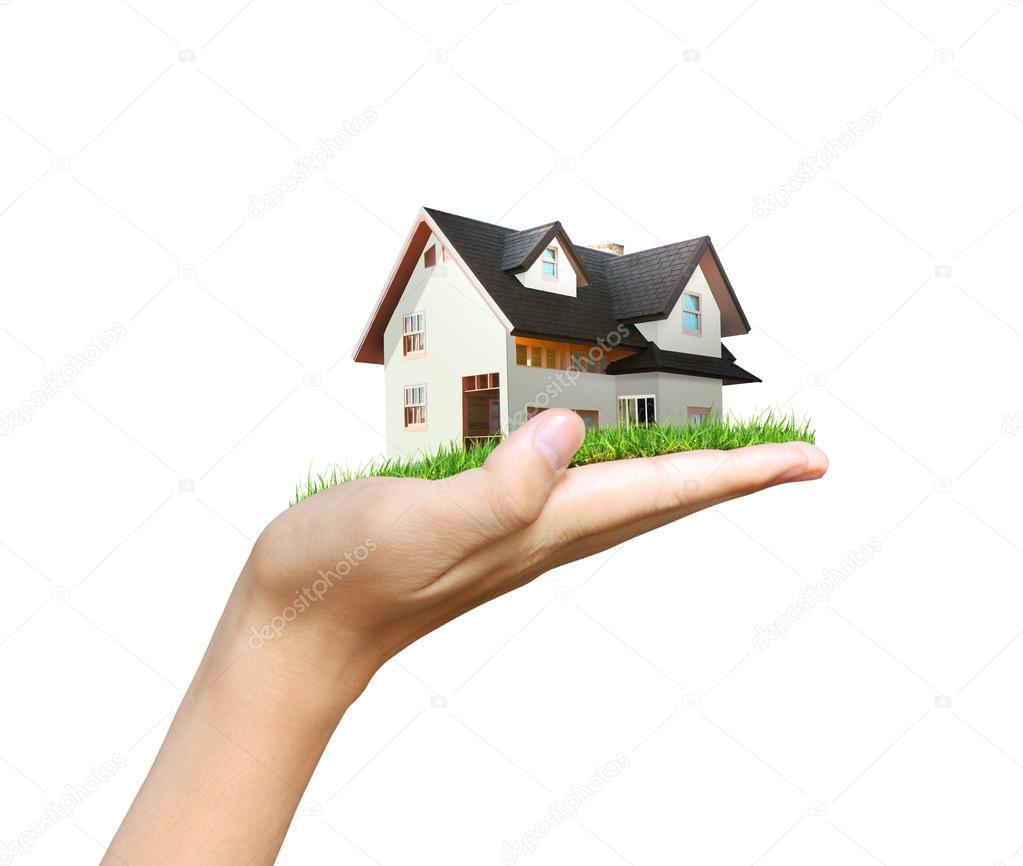 House model concept in hand — Stock Photo © violetkaipa #44787959
