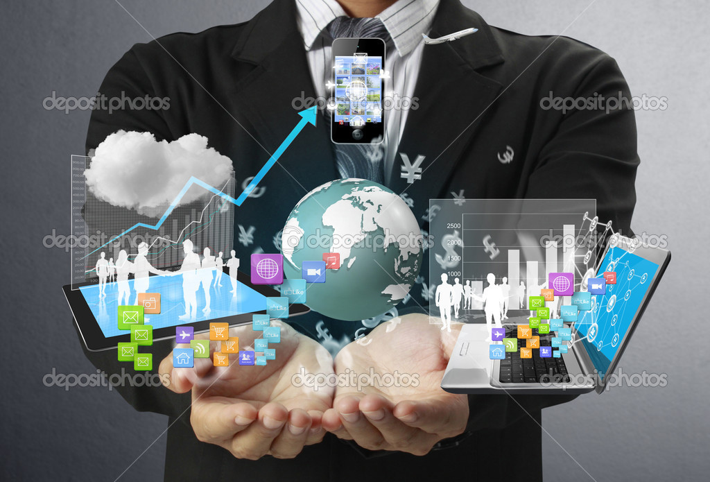 Technology in the hands — Stock Photo © violetkaipa #49476665