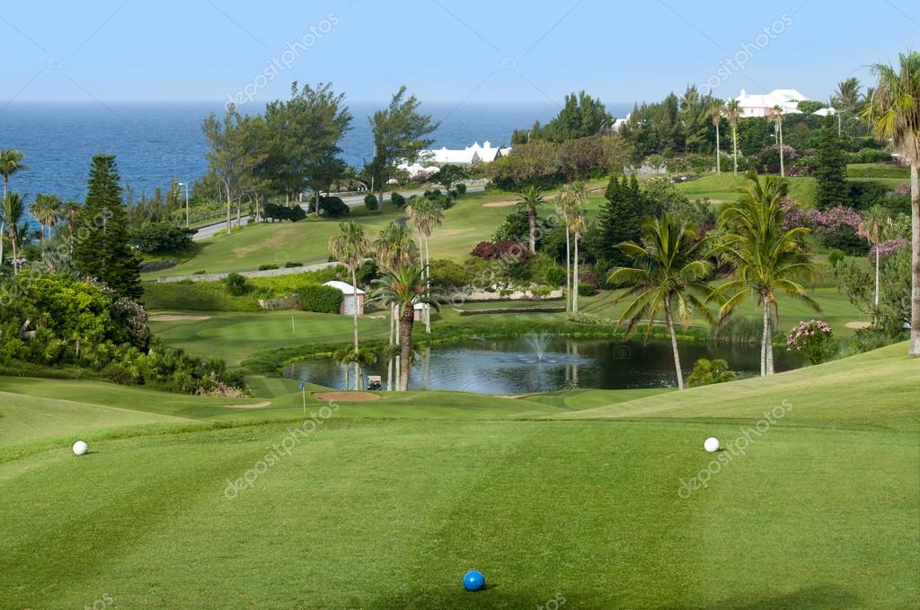 Green golf field on Bermuda Stock Photo by ©natalinka77 38348339