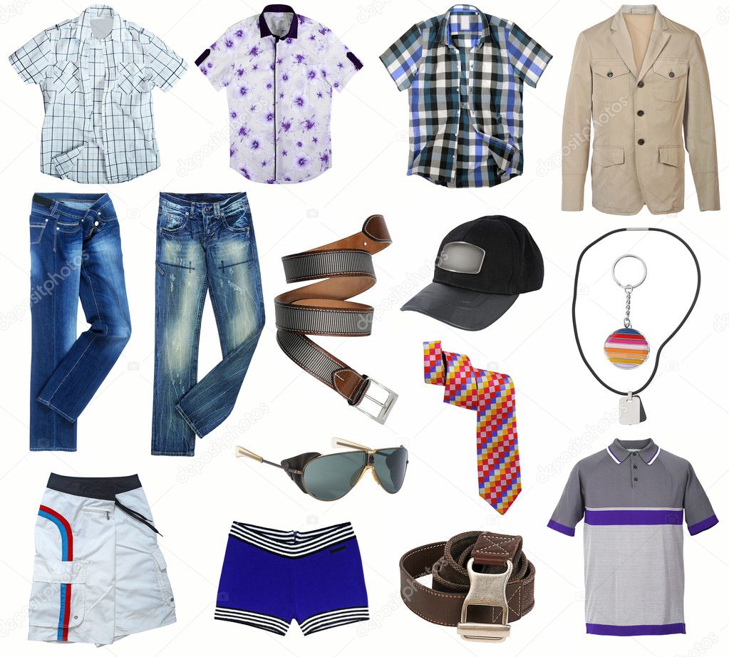 Male clothes collection Stock Photo by ©evaletova 17973575