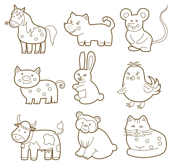 Animals Stock Vector Image by ©sararoom #58634323