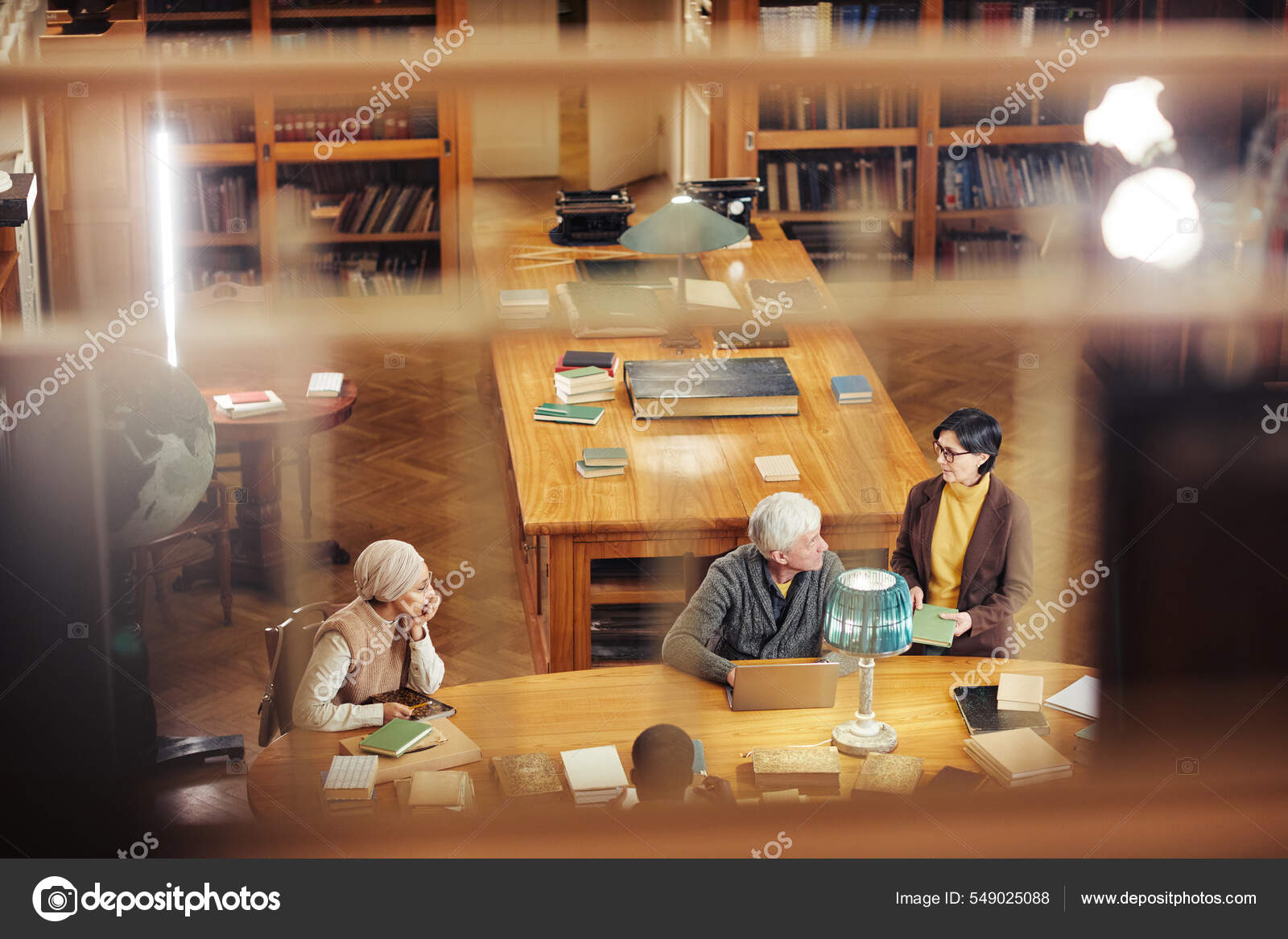 Library with People — Stock Photo © SeventyFour #549025088