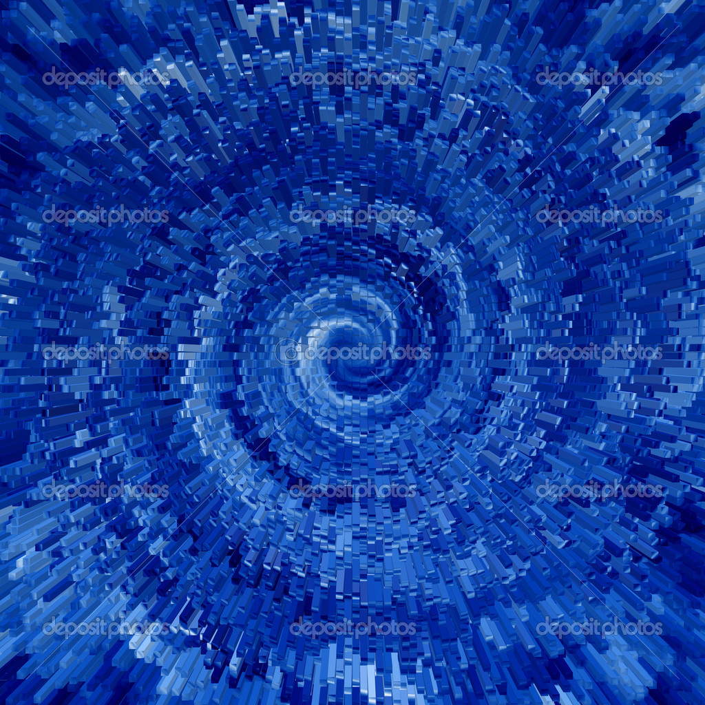 Blue spiral — Stock Photo © losw #19865265