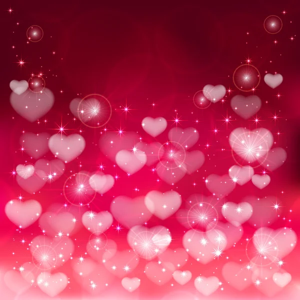 Transparent hearts on pink background Stock Vector by ©losw 62007917