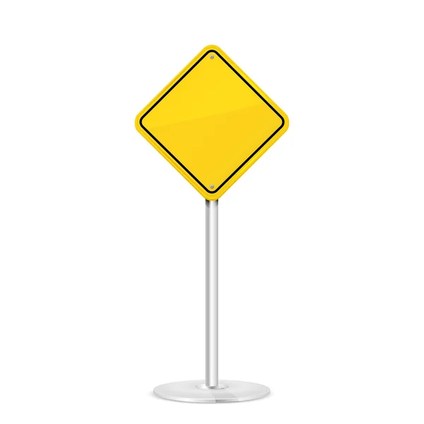 100,000 Yellow road sign Vector Images | Depositphotos