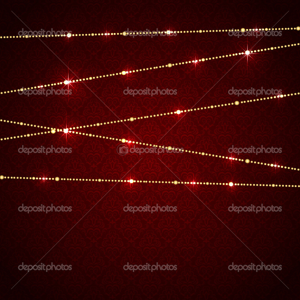 Garland on red background Stock Vector Image by ©losw #46822401