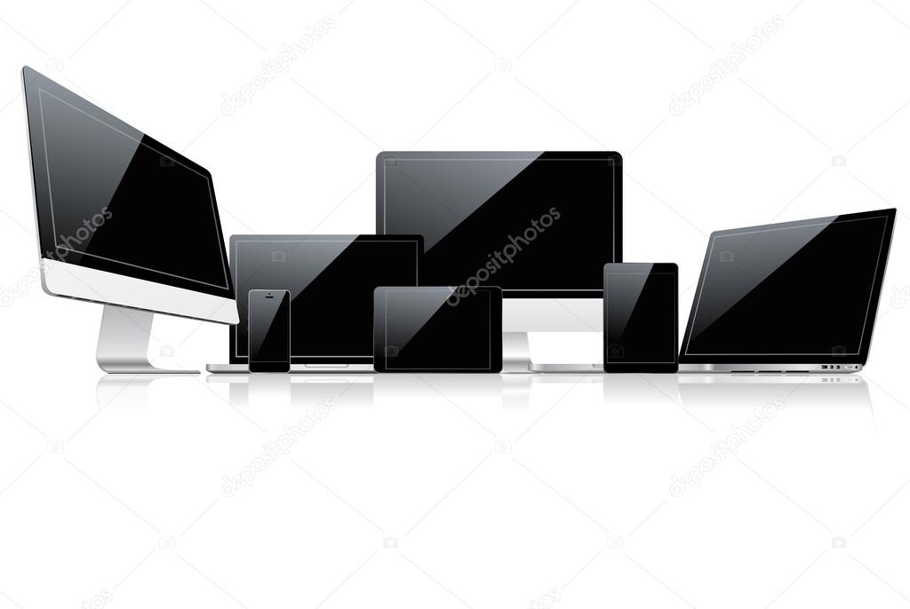 Device set Stock Vector Image by ©VectorLa #19499925