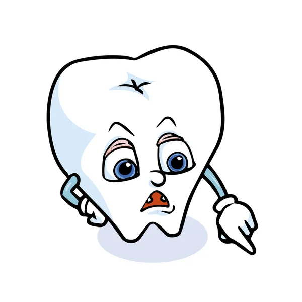 Funny cartoon tooth — Stock Vector © kchungtw #19045511 Funny cartoon tooth — Stock Vector © kchungtw #19045511