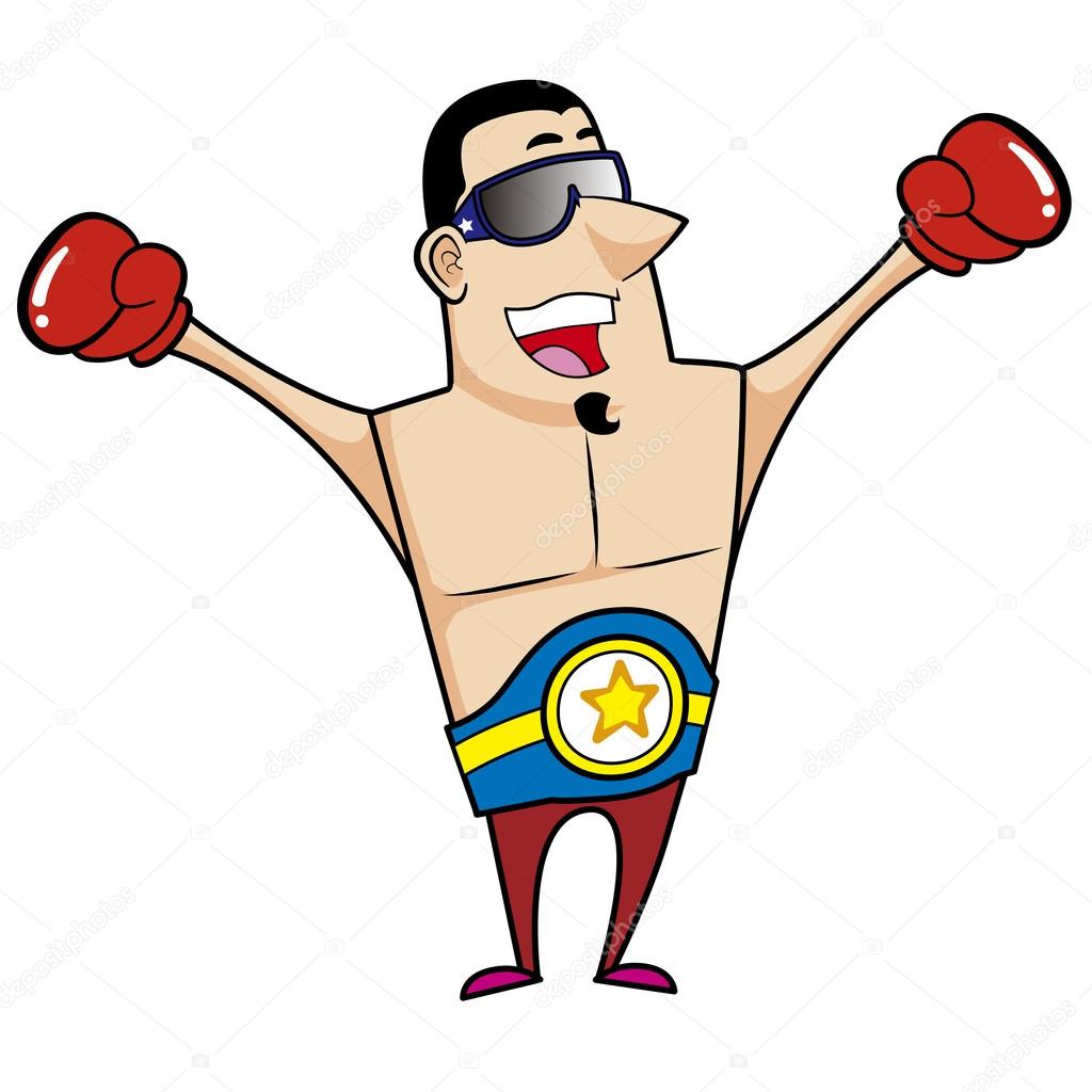 Boxeador de dibujos animados Stock Vector by ©kchungtw 22138395