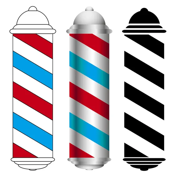 Poste barbero imágenes de stock de arte vectorial | Depositphotos