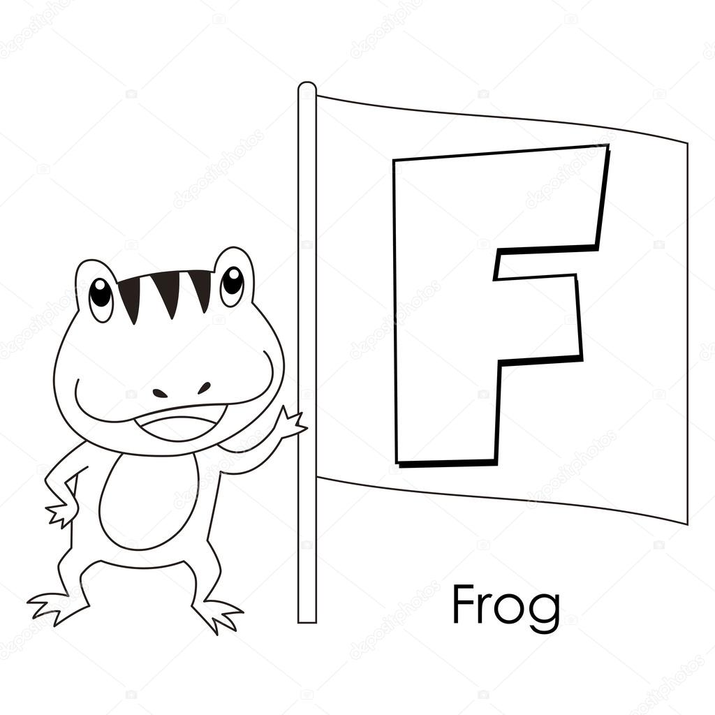 Alfabeto animal F Vector de stock #26404481 de ©kchungtw