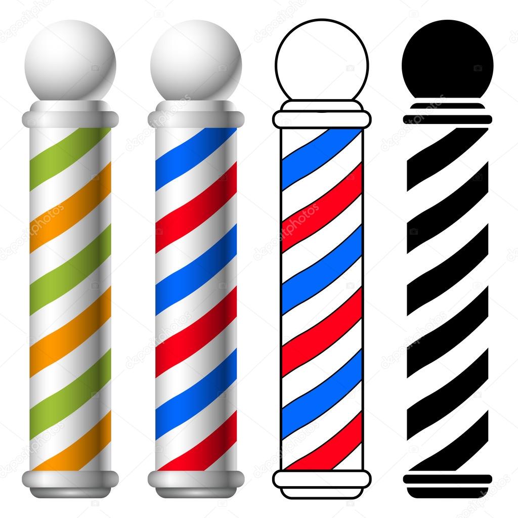 Barber Shop Pole Vector