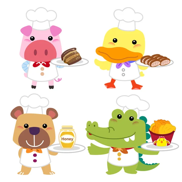 7,384 Cook animal Vector Images | Depositphotos