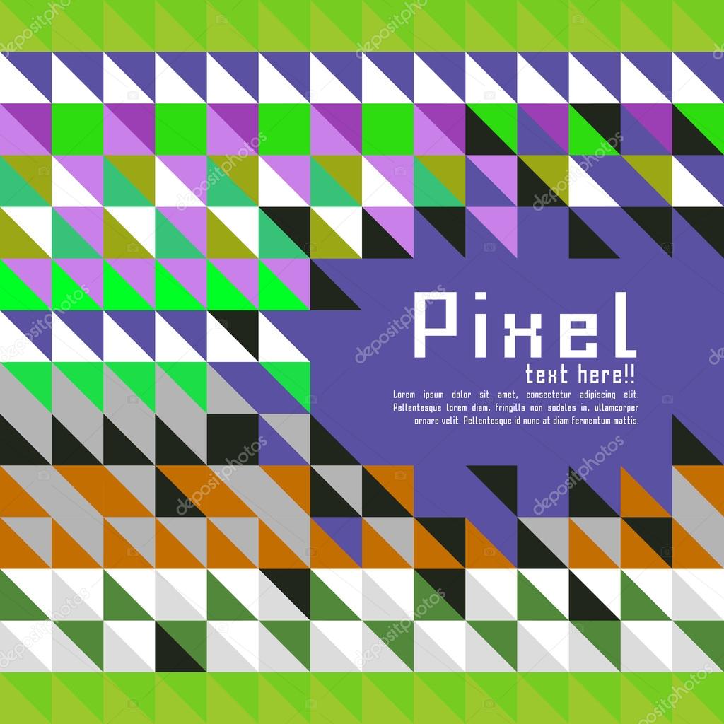 Abstract modern pixel background Stock Vector Image by ©kchungtw #30369475