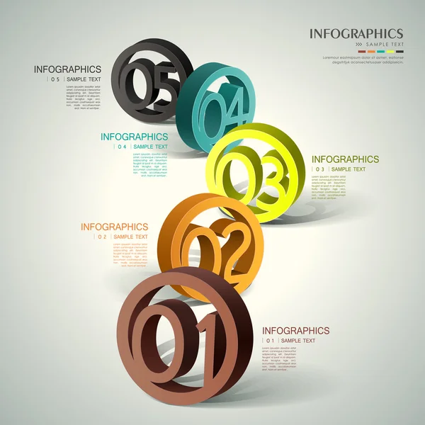 Number infographic Vector Art Stock Images | Depositphotos