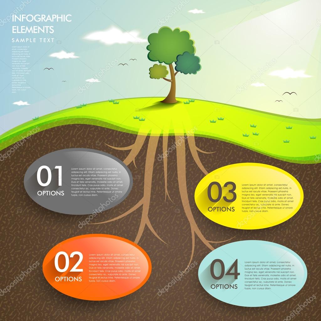 Abstract landscape infographics Stock Vector Image by ©kchungtw #37231235