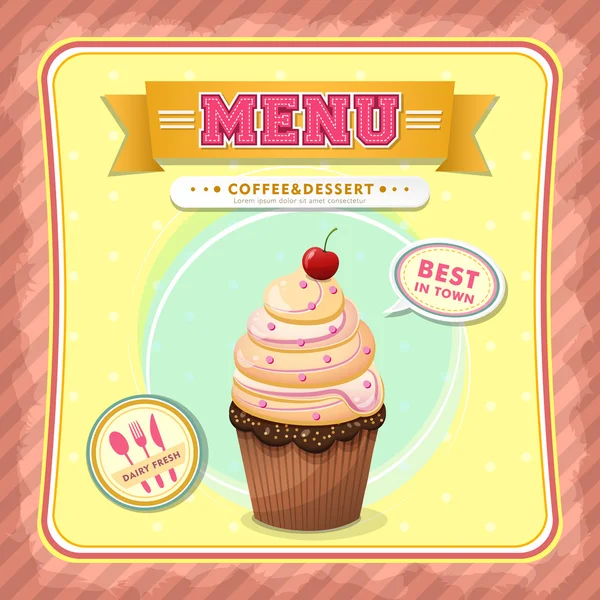 Ice Cream Menu Cover — Stock Vector © Kchungtw 39495243
