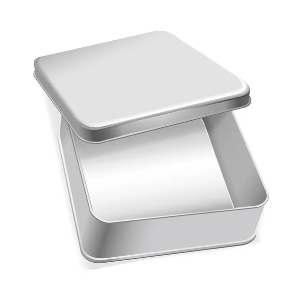 Blank metal box template Stock Vector by ©kchungtw 50843565