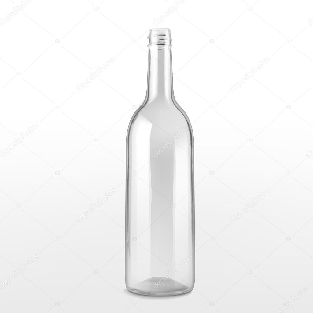 Empty glass bottle Stock Vector Image by ©kchungtw #50843085