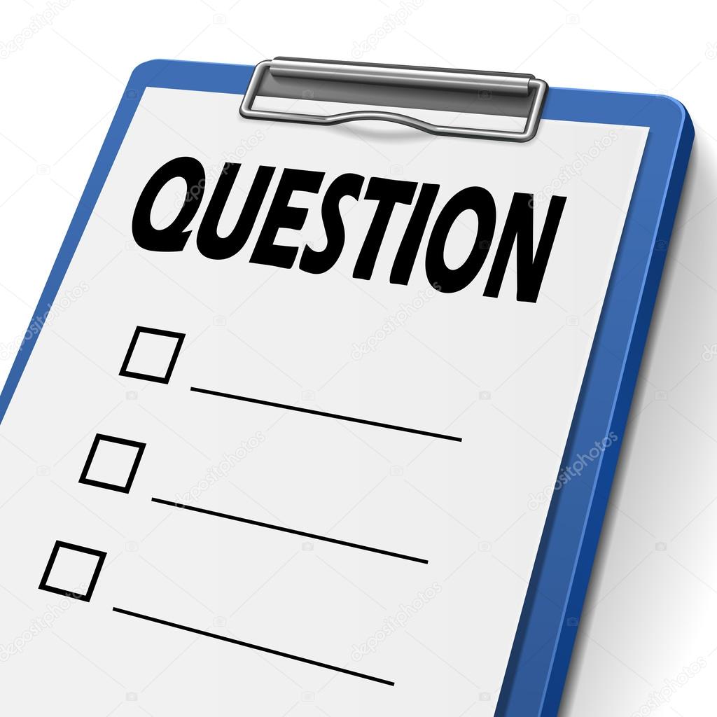 Question clipboard Stock Vector Image by ©kchungtw #51703283