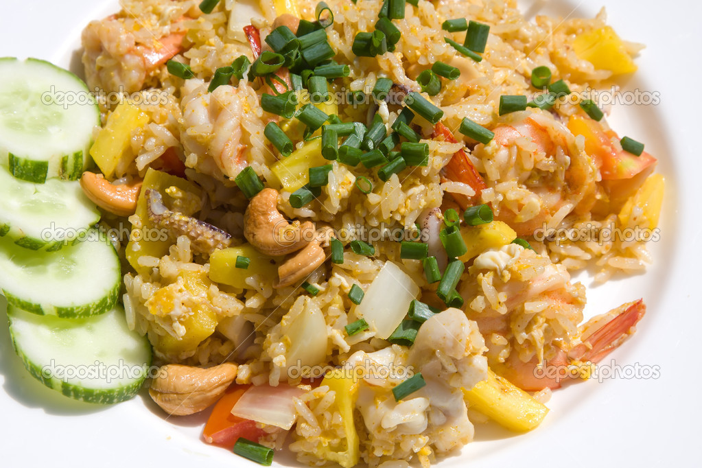 Rice with seafood Stock Photo by ©OlegDoroshenko 23558179