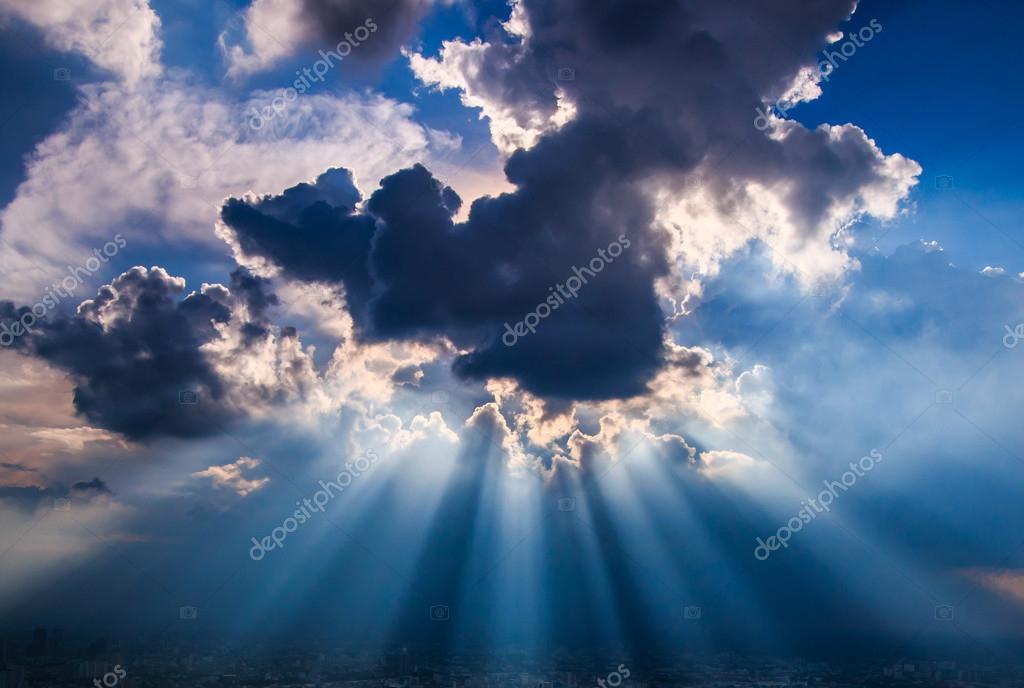 Light Shining Through Clouds